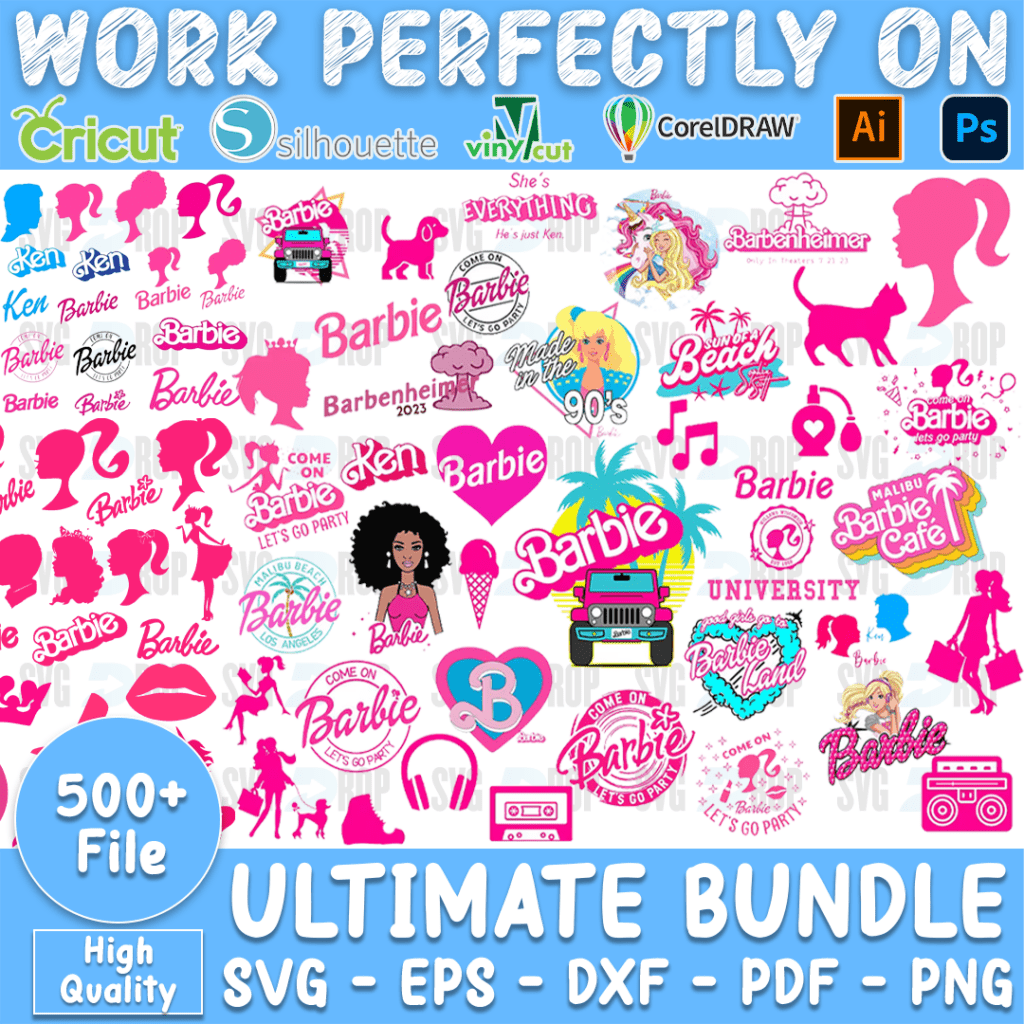Barbie Bundle SVG | SVG DROP
