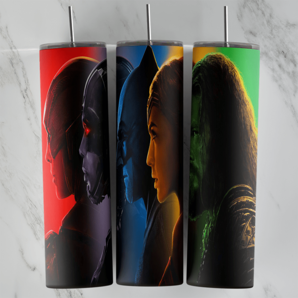 20 Oz Justice League Tumbler Cup Design | SVG DROP