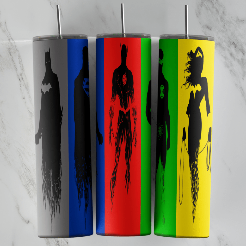 20 Oz Justice League Tumbler Cup Design | SVG DROP