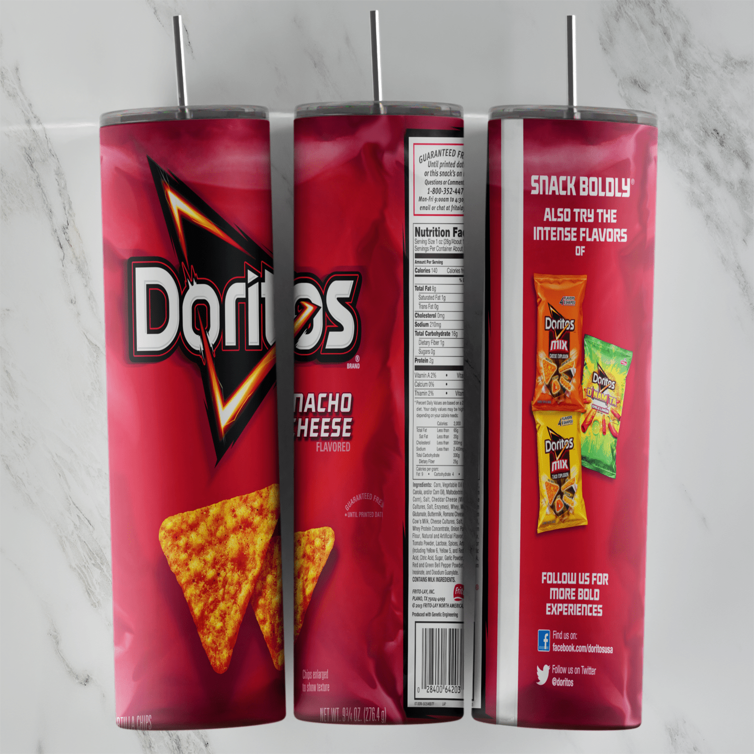 20 Oz Doritos Tumbler Cup Design | SVG DROP