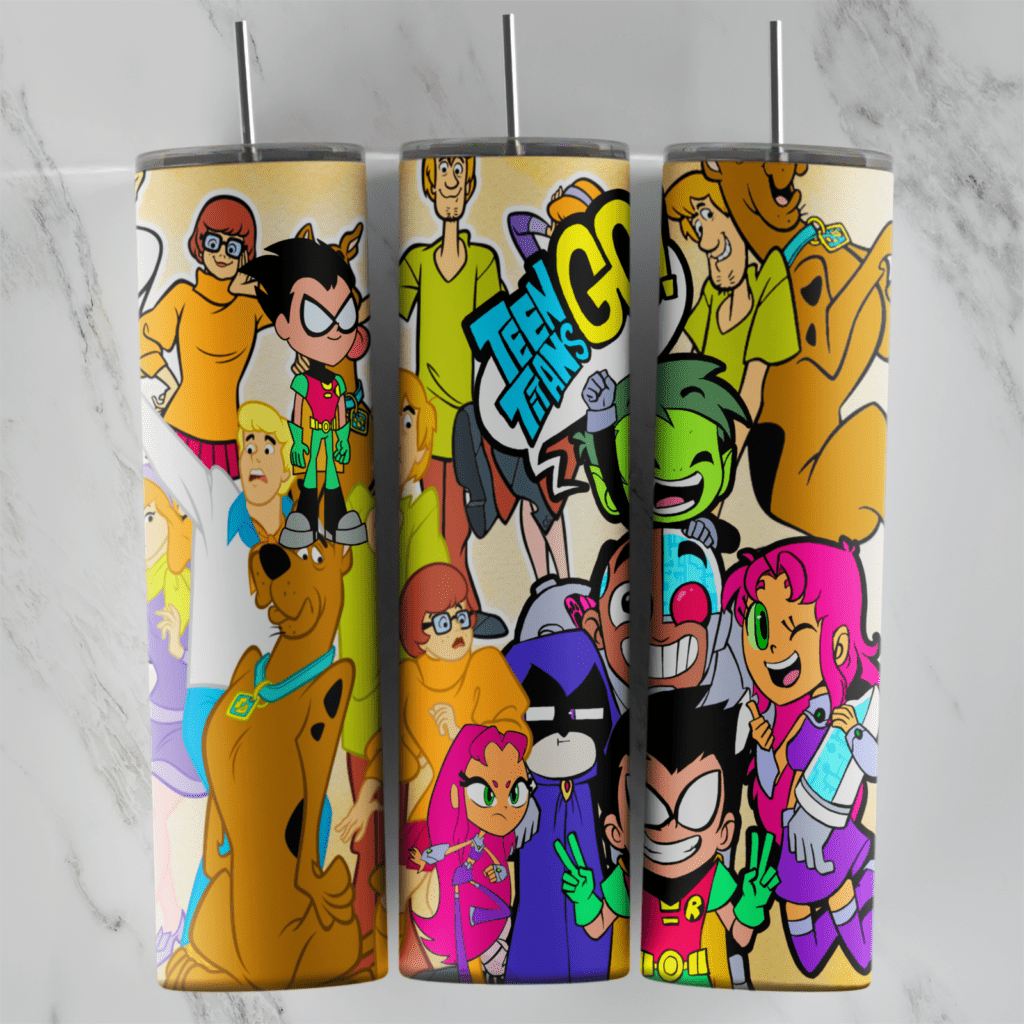 20 Oz 90s Cartoon Tumbler Cup Design | SVG DROP