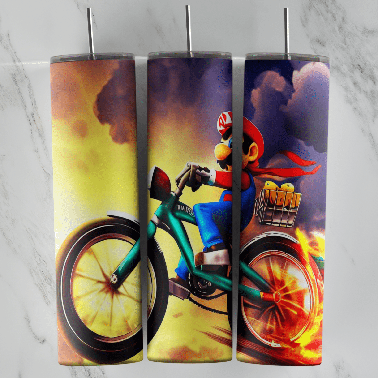 20 Oz Super Mario Tumbler Cup Design | SVG DROP