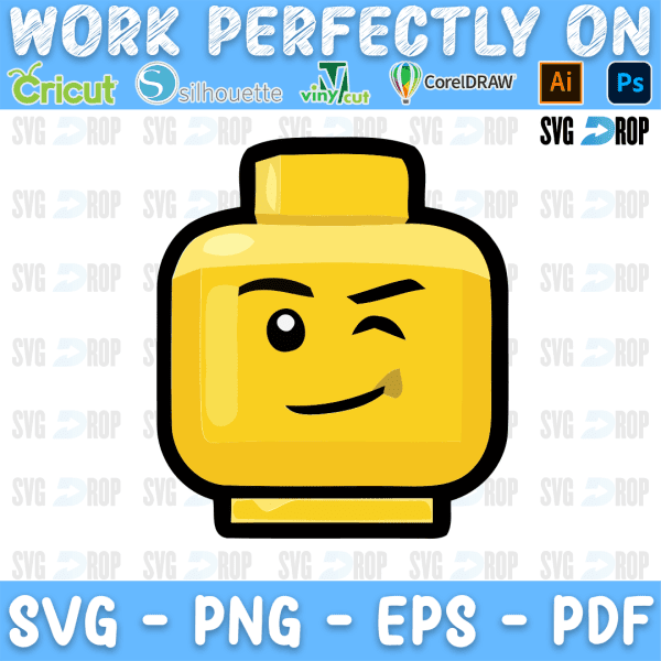 Lego Face Bundle SVG | SVG DROP