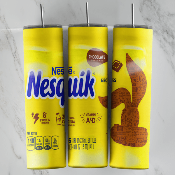 20 Oz Nesquik Tumbler Cup Design | SVG DROP
