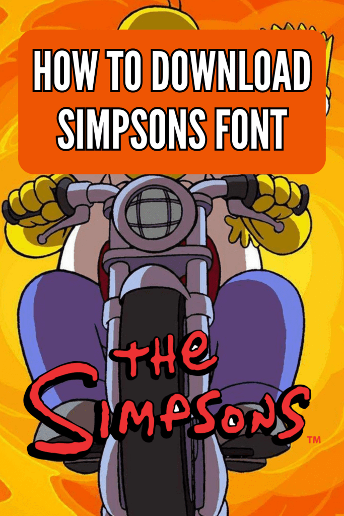 How to Download the Simpsons Font | SVG DROP
