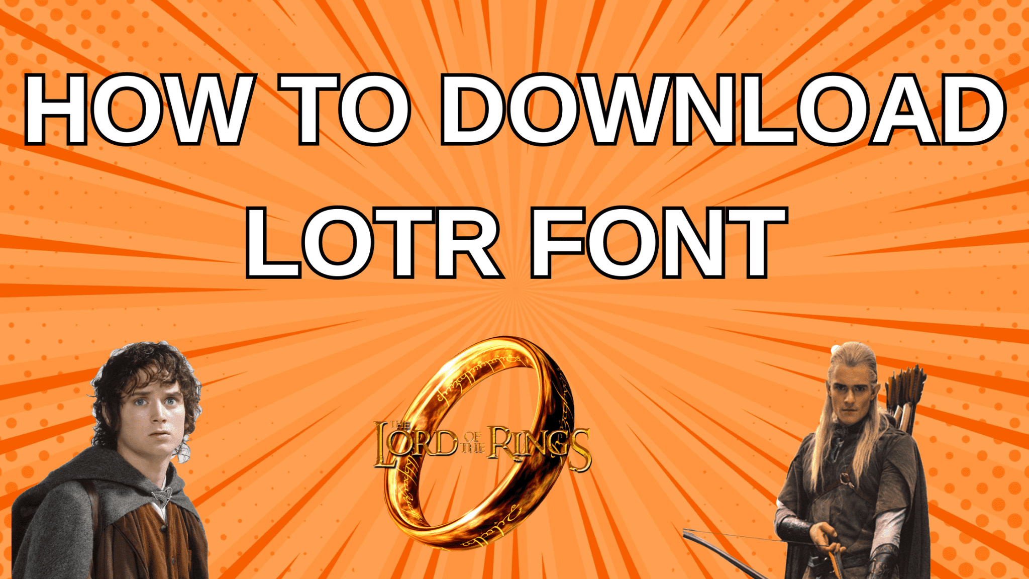 How to Download the Lord of the Rings Font for Your Projects | SVG DROP