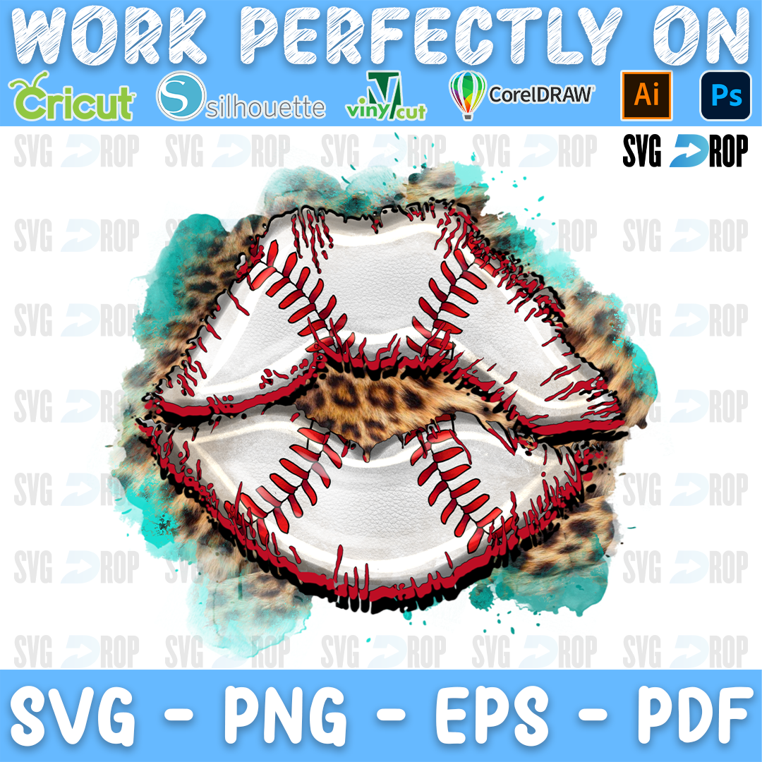 Baseball Lips PNG | SVG DROP