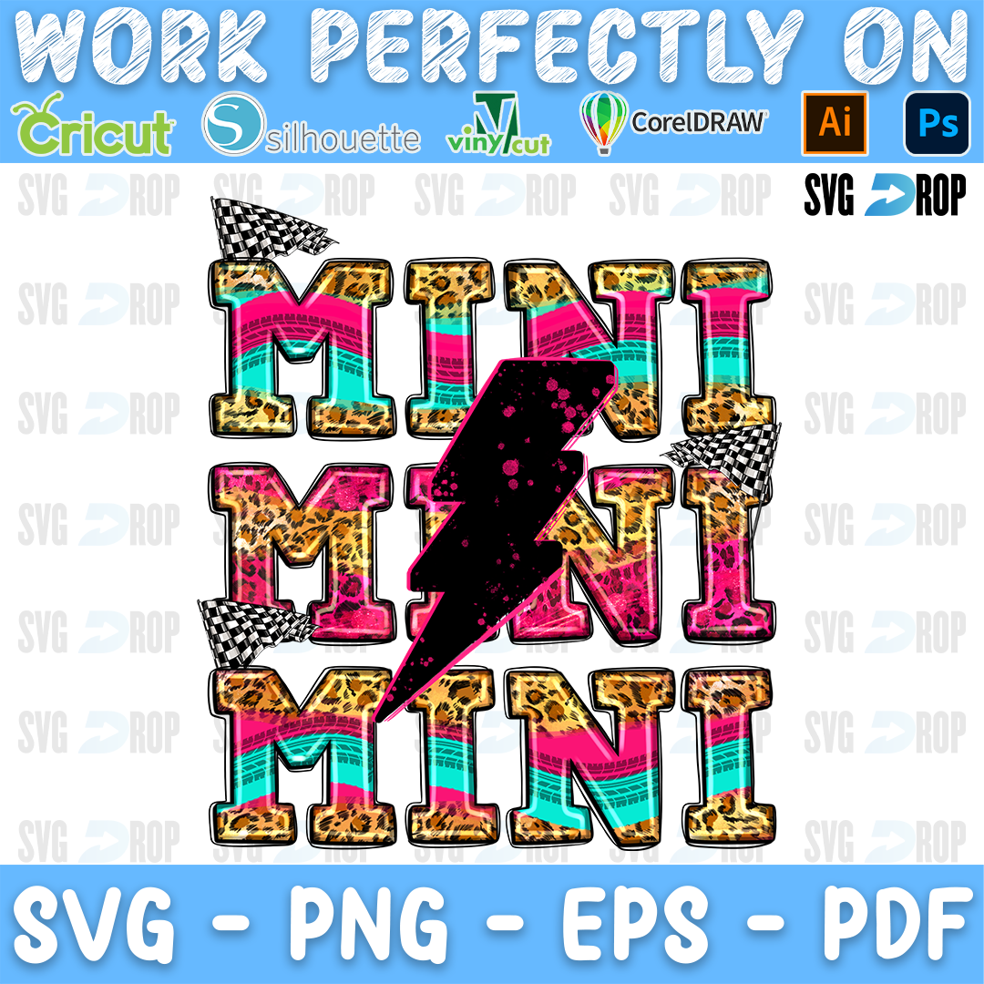 Mini Mini Mini Lightning Bolt PNG | SVG DROP