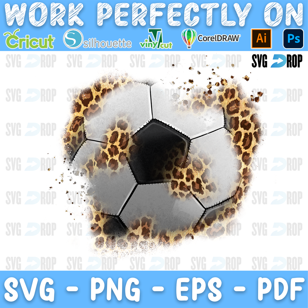 Soccer Leopard Patches PNG | SVG DROP