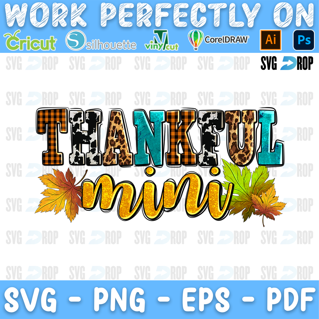 Thankful Mini PNG | SVG DROP